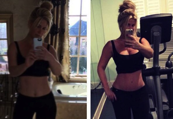 Kim Zolciak : Star Shows Off Her Post-Baby Tummy Tuck 'Before and After' on Facebook - Canada ...