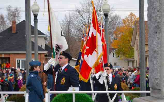 Midwestern Ontario Marks Remembrance Day 2014 (Video) - Canada Journal ...