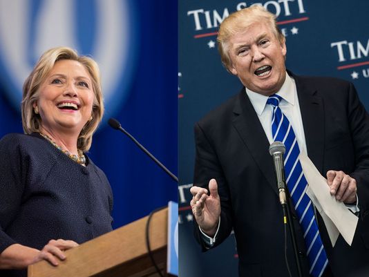 Quinnipiac University Poll: Trump, Hillary lead, but each face ...