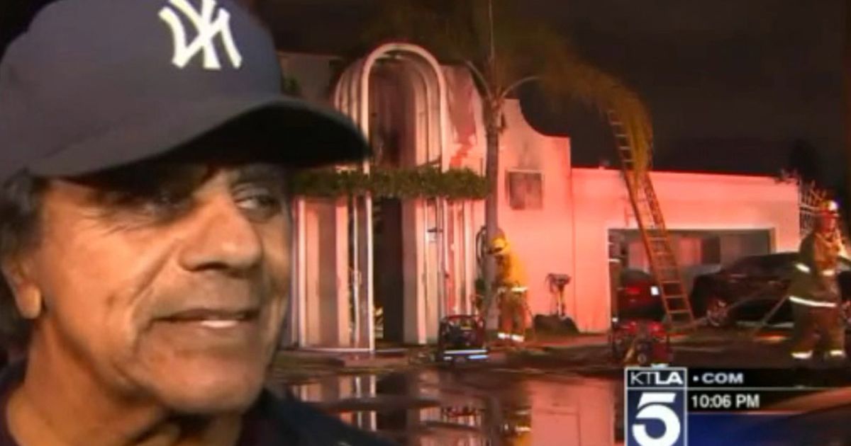 Johnny Mathis: Fire rips through Singer Hollywood Hills home "Video ...