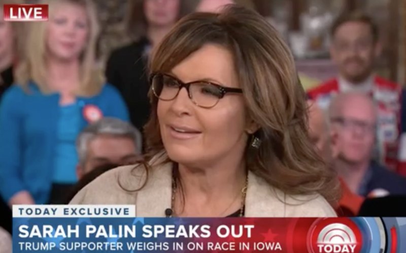 Sarah Palin "Today interview" derails when she's asked about her son's ...