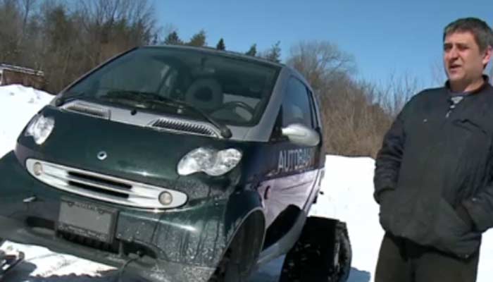 Ottawa mechanic transforms car into ski car (Video) - Canada Journal ...