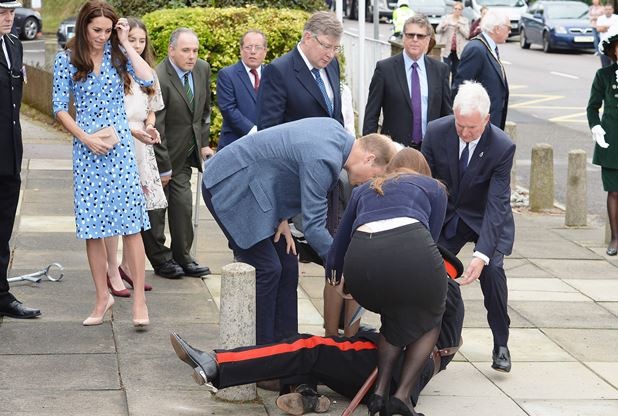 Prince William Helped An Essex Dignitary After He Fell Video Canada Journal News Of The World