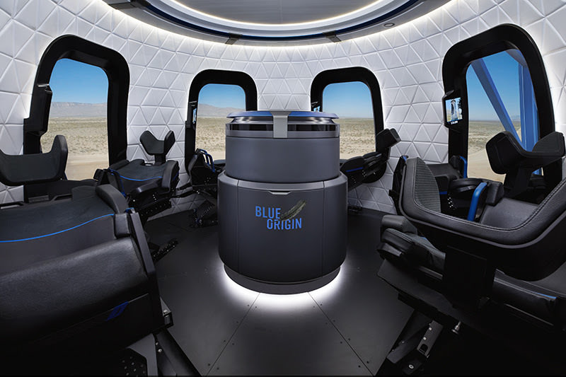 Blue Origin shows off launch vehicle capsule (Photo) - Canada Journal ...